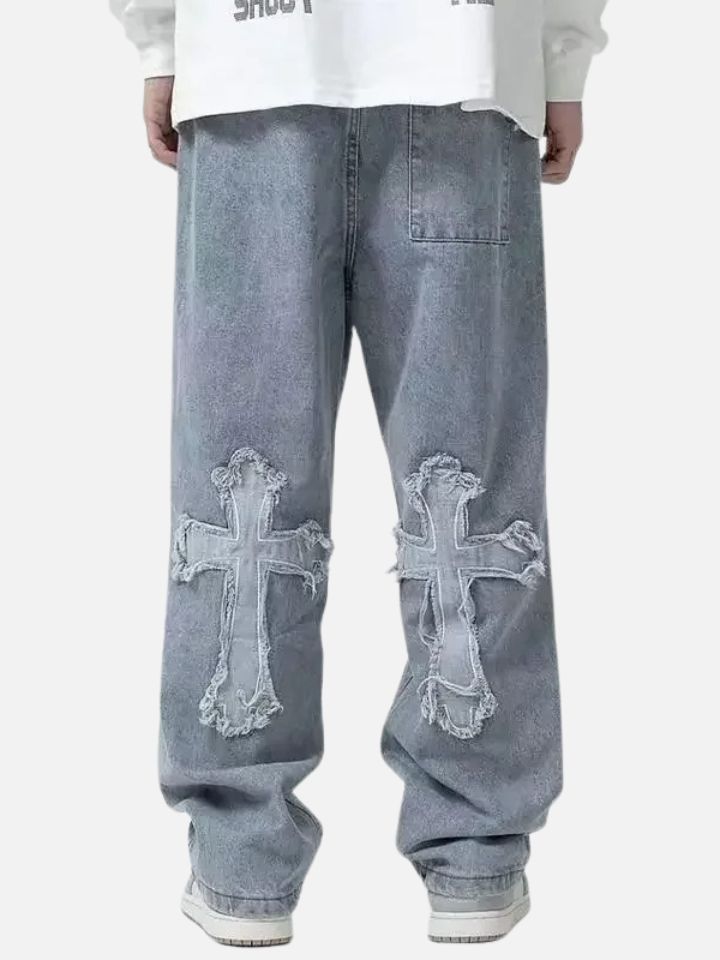 Calça Masculina Jeans Reta Azul 'Cross' – Asteric